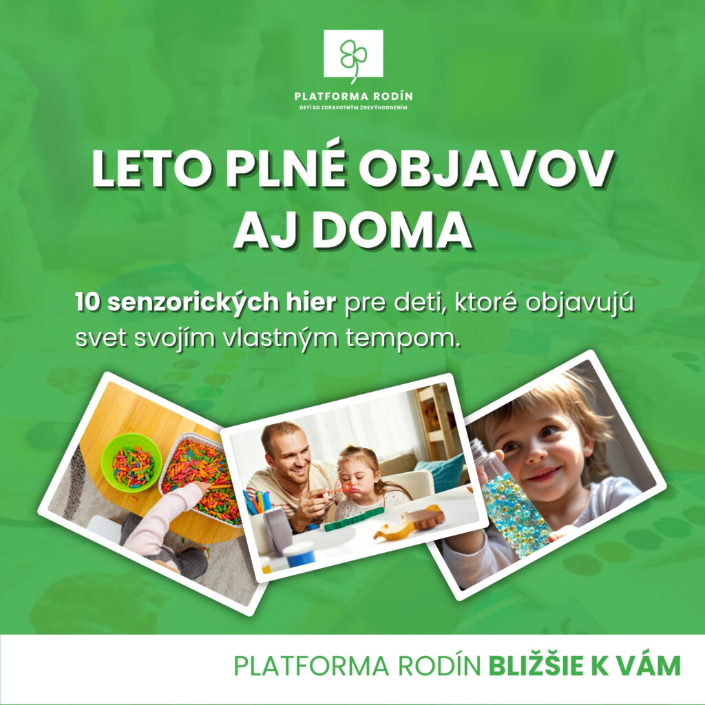 🌞 10 veselých senzorických hier na doma - Platforma rodín detí so ...