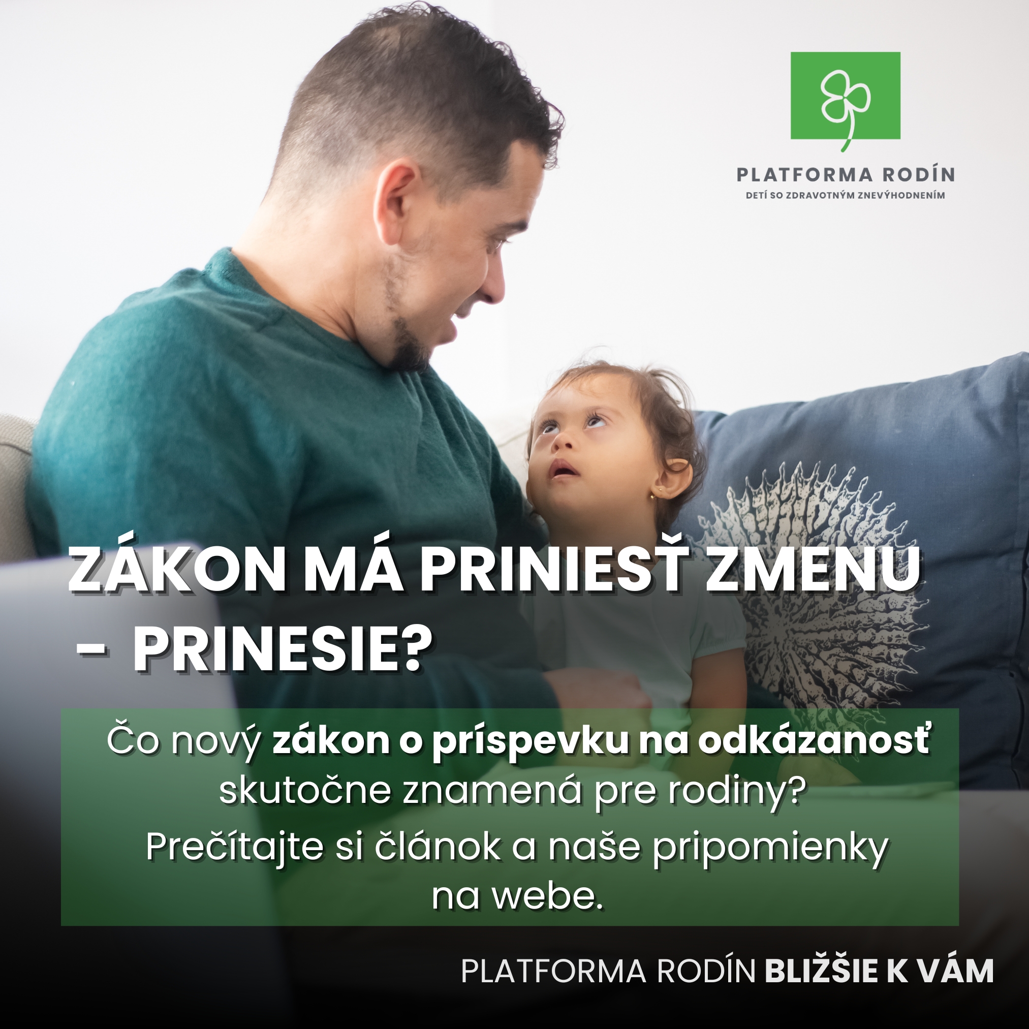 Zákon o príspevku na odkázanosť – dôležitý krok, ale s otáznikmi ...
